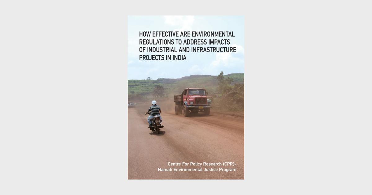 How effective are environmental regulations to address impacts of ...